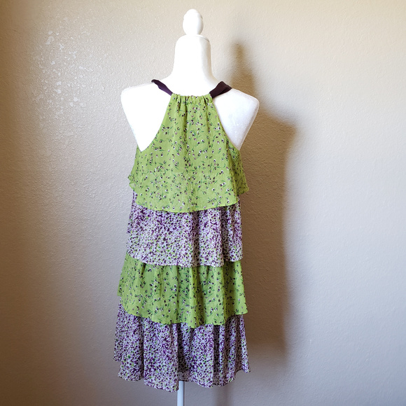 Allen B. By Allen Schwartz | Dresses | Allen B Mixed Print Tiered ...
